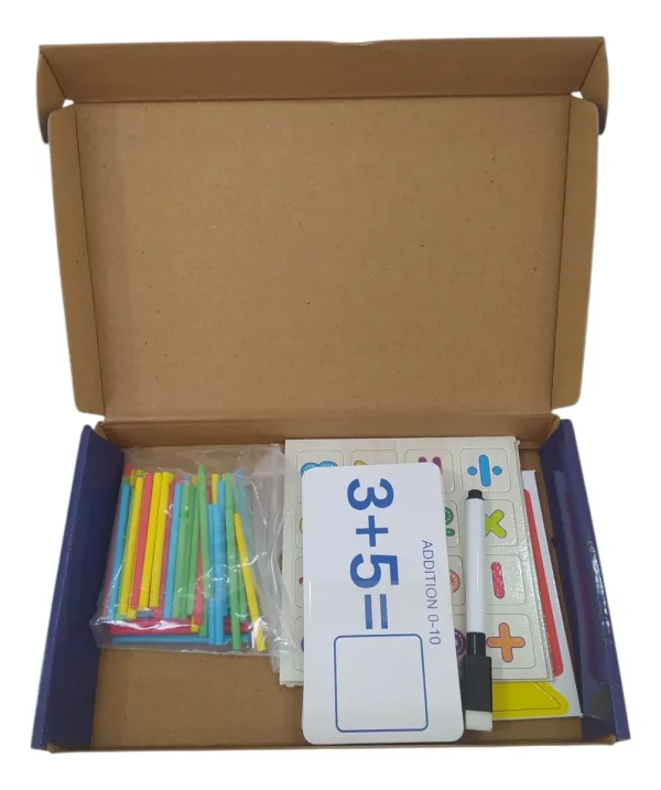 Juego Escolar Didáctico Set De Sumas Y Restas Montessori – Maderacticos ...